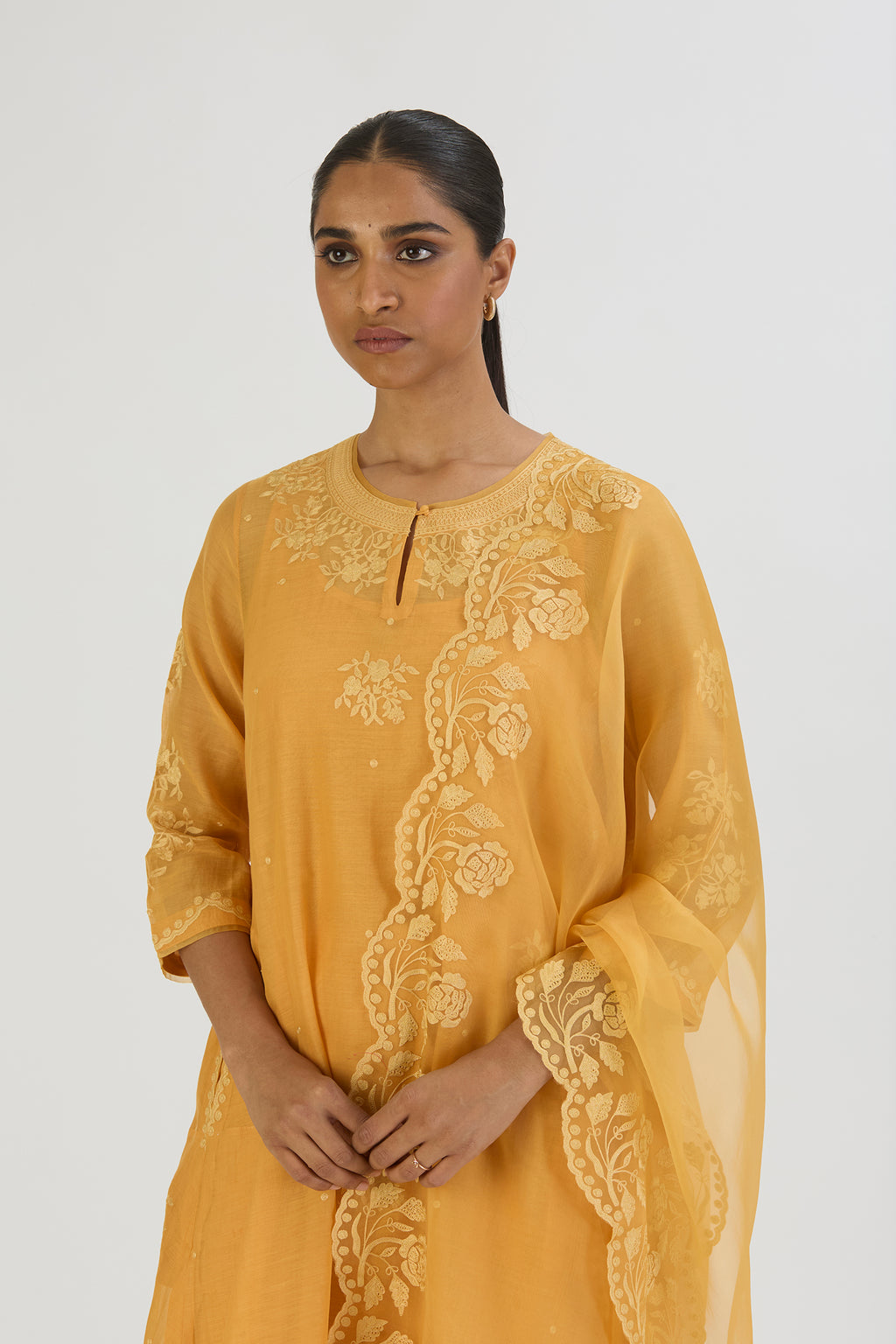 Riva Dupatta - Yellow – Lajjoo
